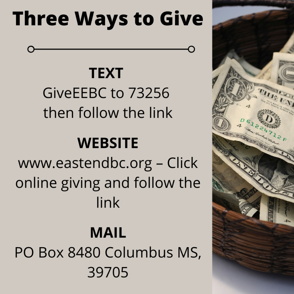 Online Giving - EAST END BAPTIST CHURCH